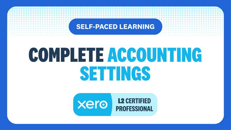 Set up Xero : Xero