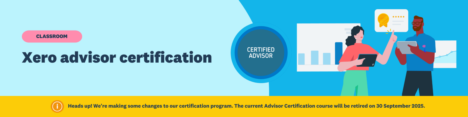 Xero advisor certification: In-person classroom assessment : Xero